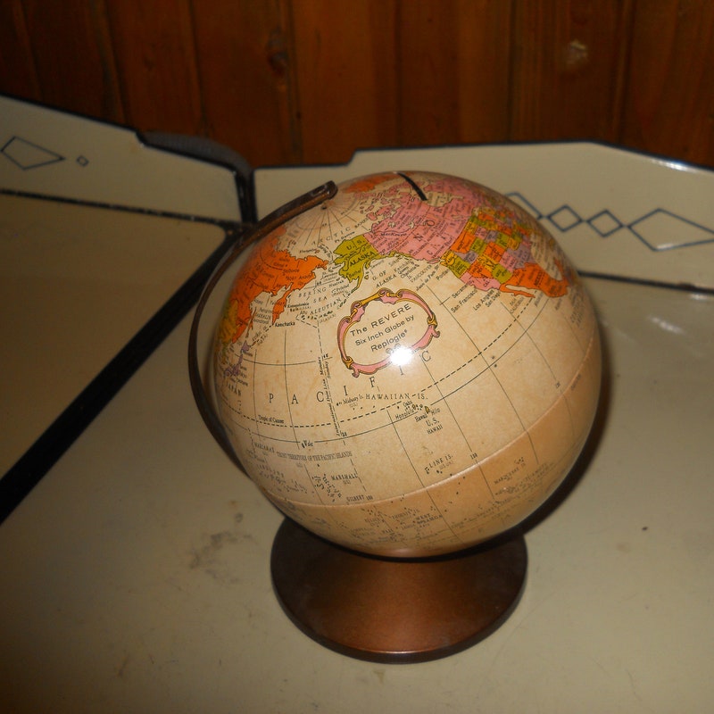 Globe Bank - Etsy