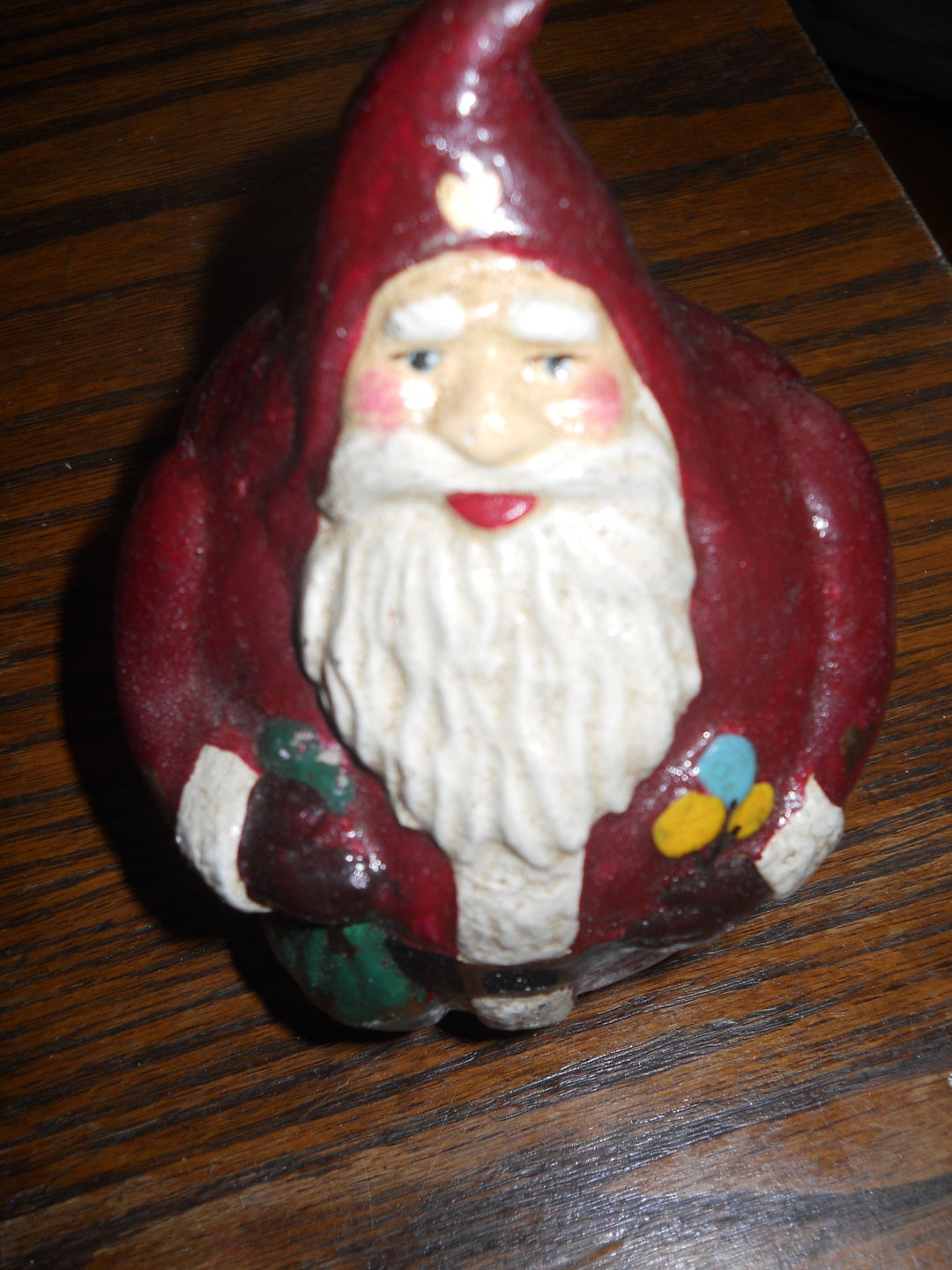 Cast Iron Santa Bank Roly Poly Cast Iron Bank Christmas - Etsy