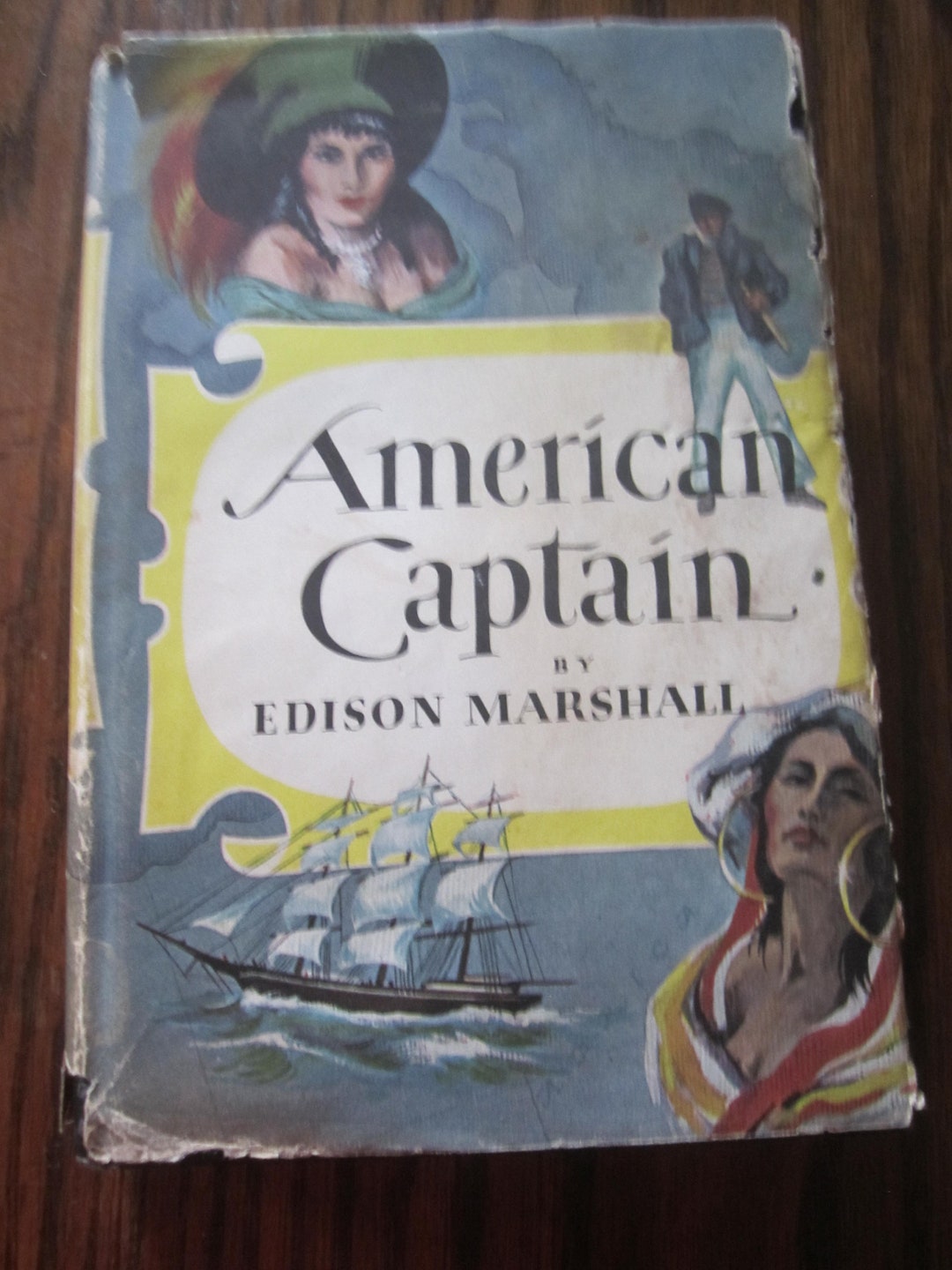 American Captain by Edison Marshall Vintage Book - Etsy