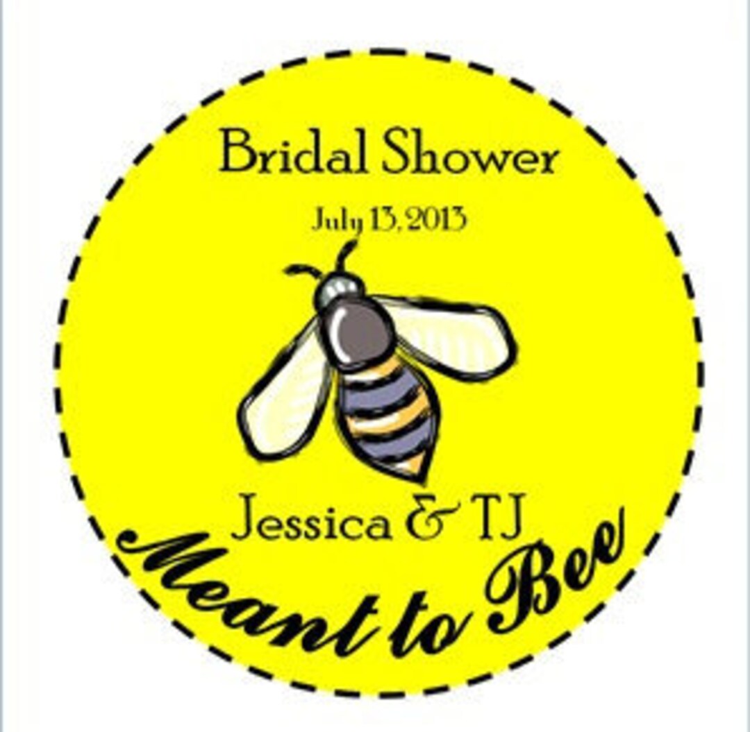 Digital File Bee Themed Tag Meant to Bee Bride to Bee - Etsy