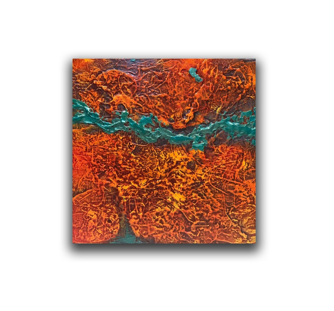 Original Art, Small Wall Art, Colorful Painting, Impasto Painting - Etsy