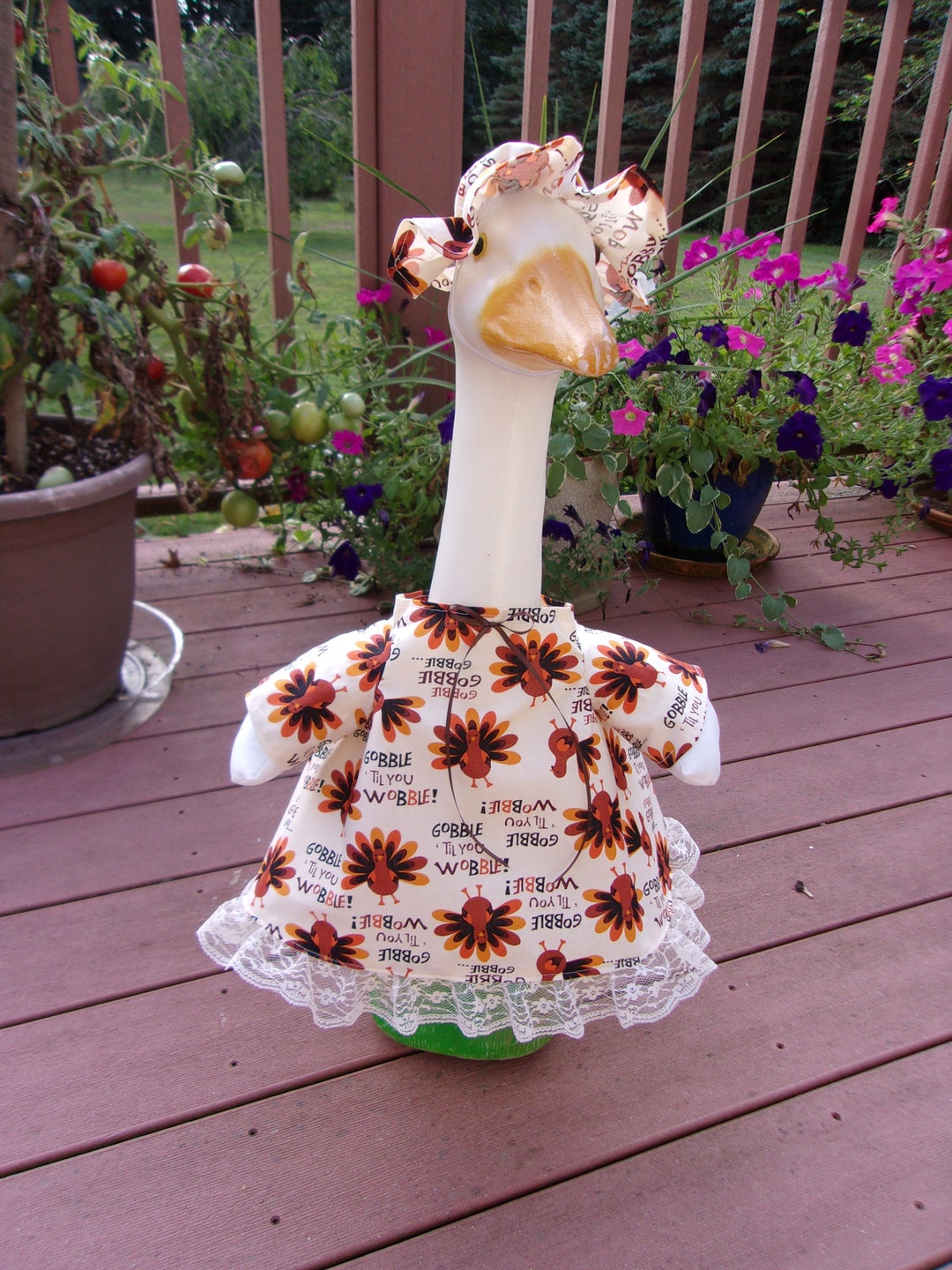 Goose Dress Large 23-25 Inch Goose Gobble Til You Wobble - Etsy