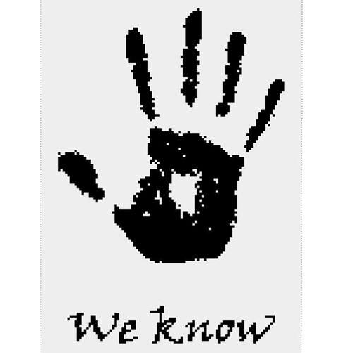 Cross Stitch Pattern We Know Dark Brotherhood Skyrim - Etsy