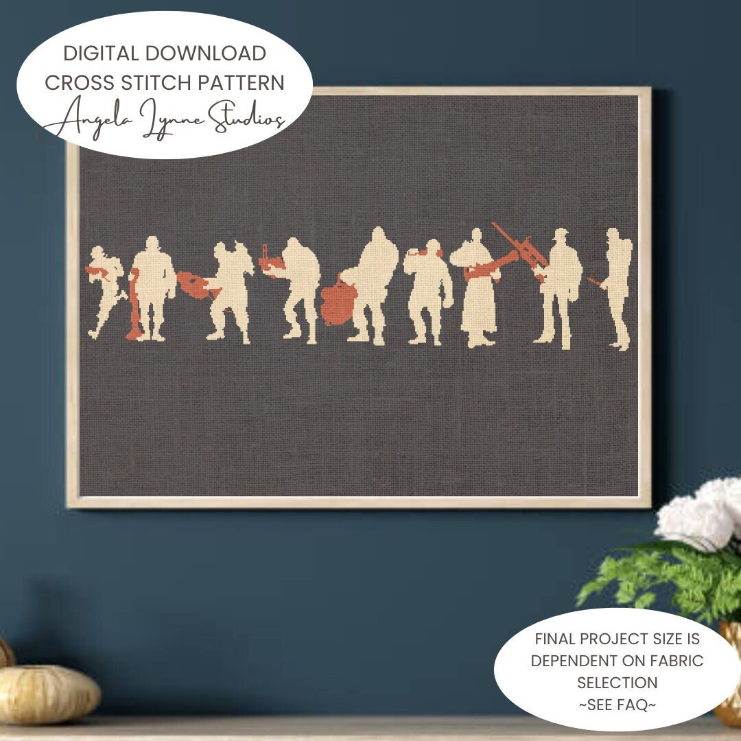 Cross Stitch Pattern Team Fortress 2 TF2 - Etsy