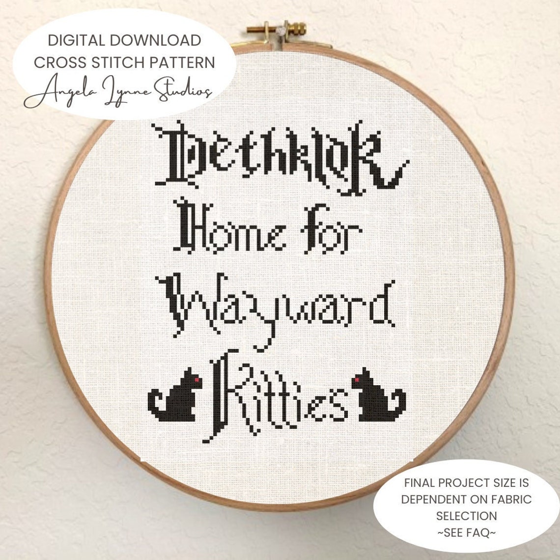 Cross Stitch Pattern Dethklok Home for Wayward Kitties - Etsy