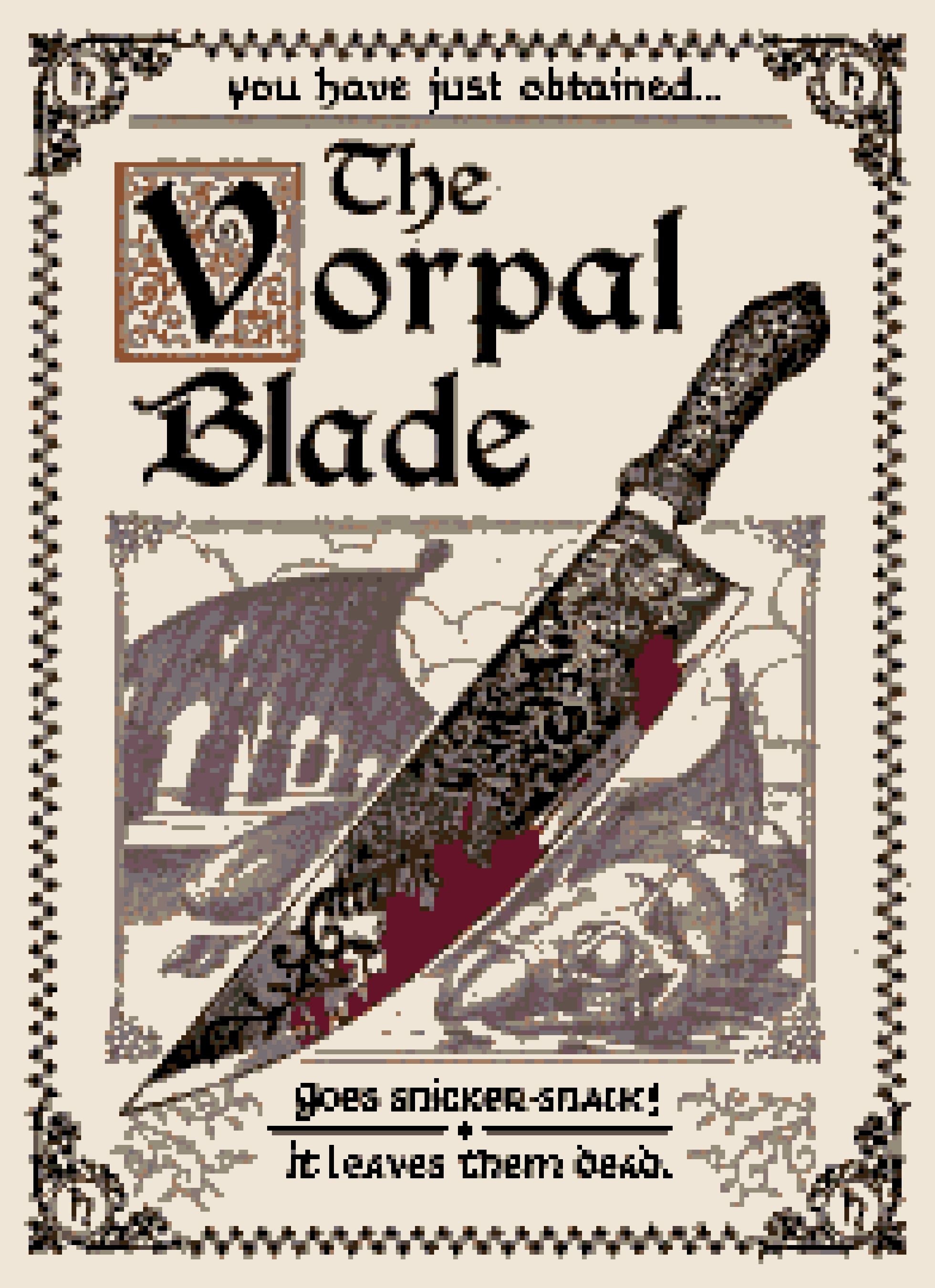 Alice Vorpal Blade Papercraft Pdf