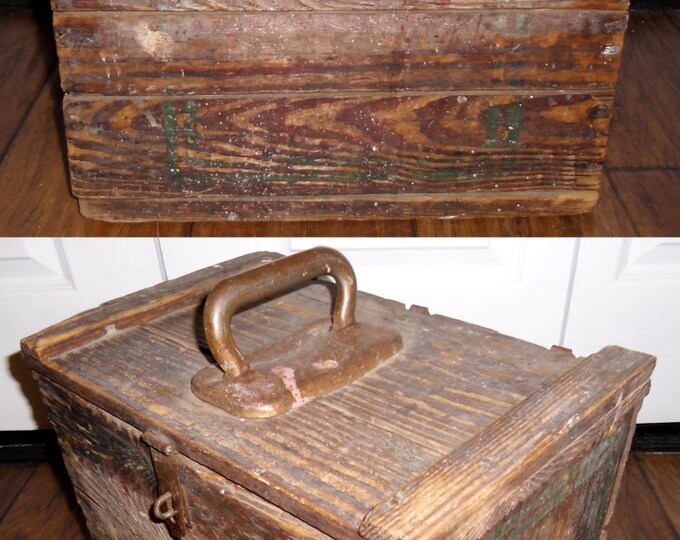 Antique Wood Milk Delivery Crate, Porch Box, Milk Crate, Vintage Milk ...