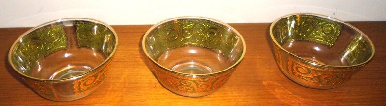 Culver Bowls Culver Glassware Toledo Pattern Vintage Glass | Etsy