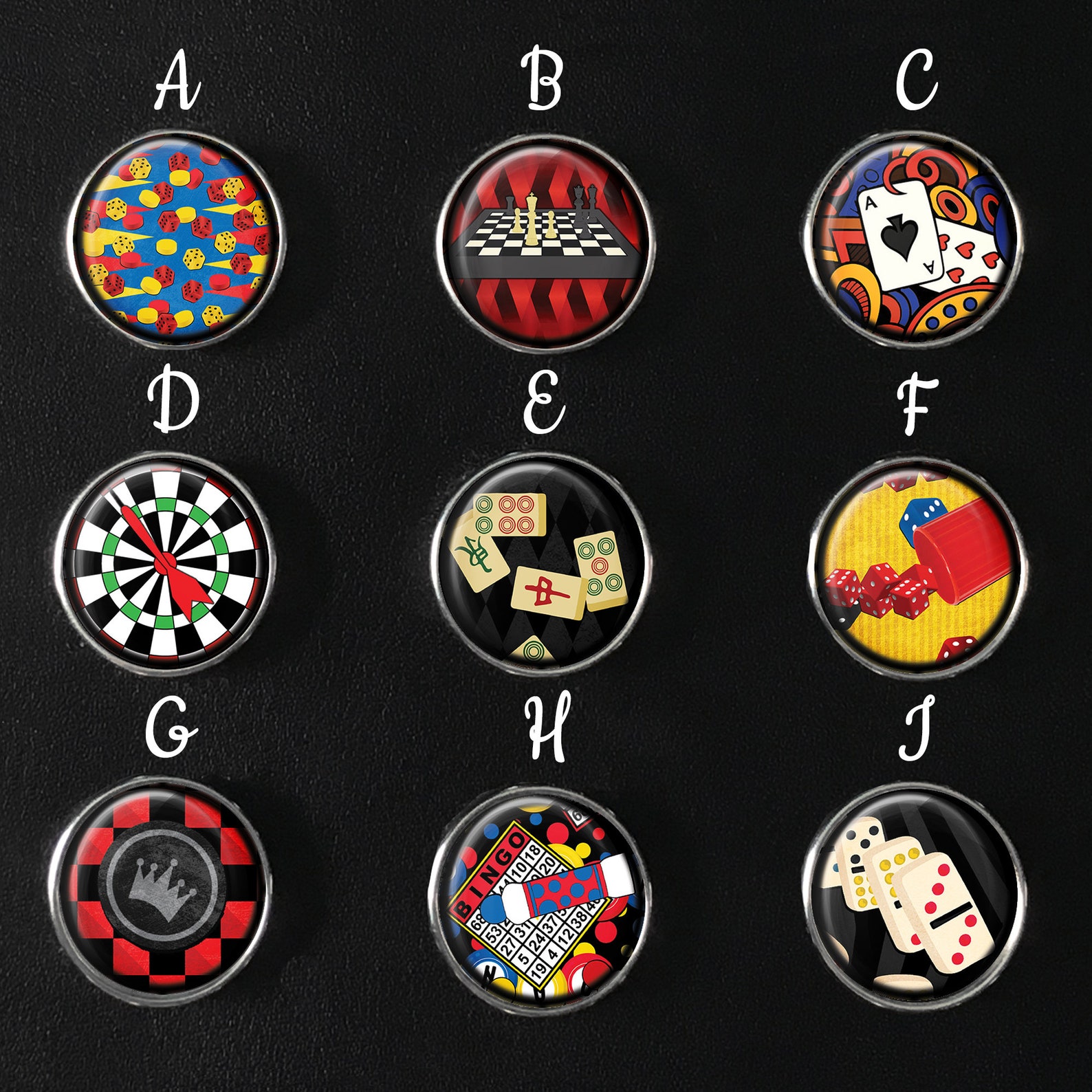 Board Game Snap Button, Chess Snap Image, Checkers Jewelry, Bingo Snap ...