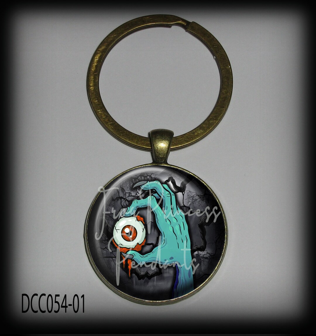 Zombies Ring Zombie Key Ring Walking Dead Key Ring Monster Key Ring ...