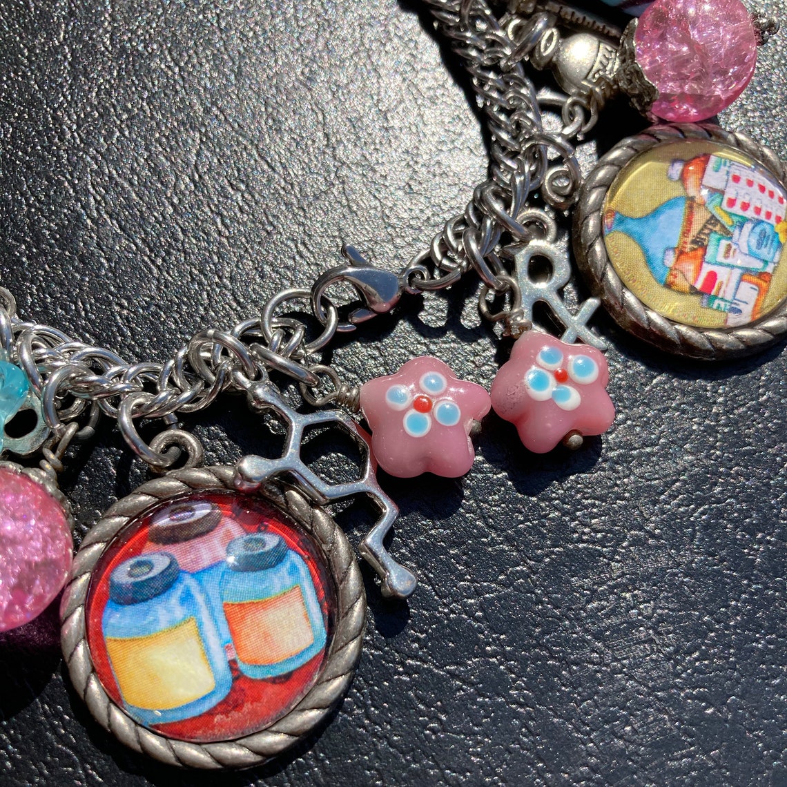 Pharmacist Charm Bracelet Medicine Charm Bracelet Pharmacy - Etsy Norway