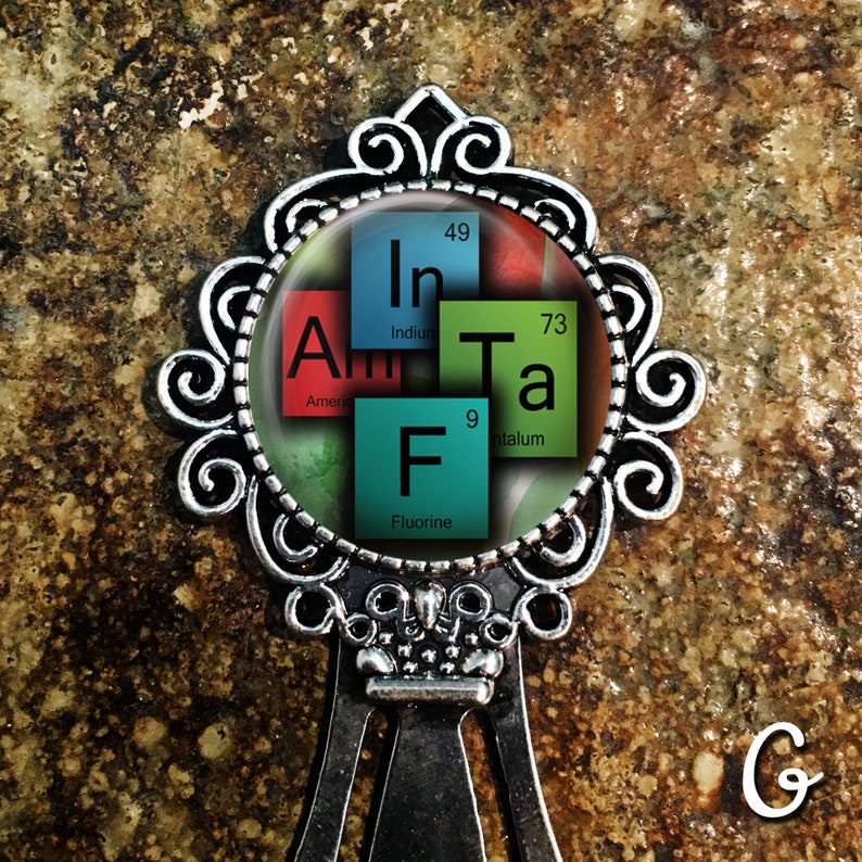 Science Bookmark Science Teacher Bookmark Periodic Table of - Etsy