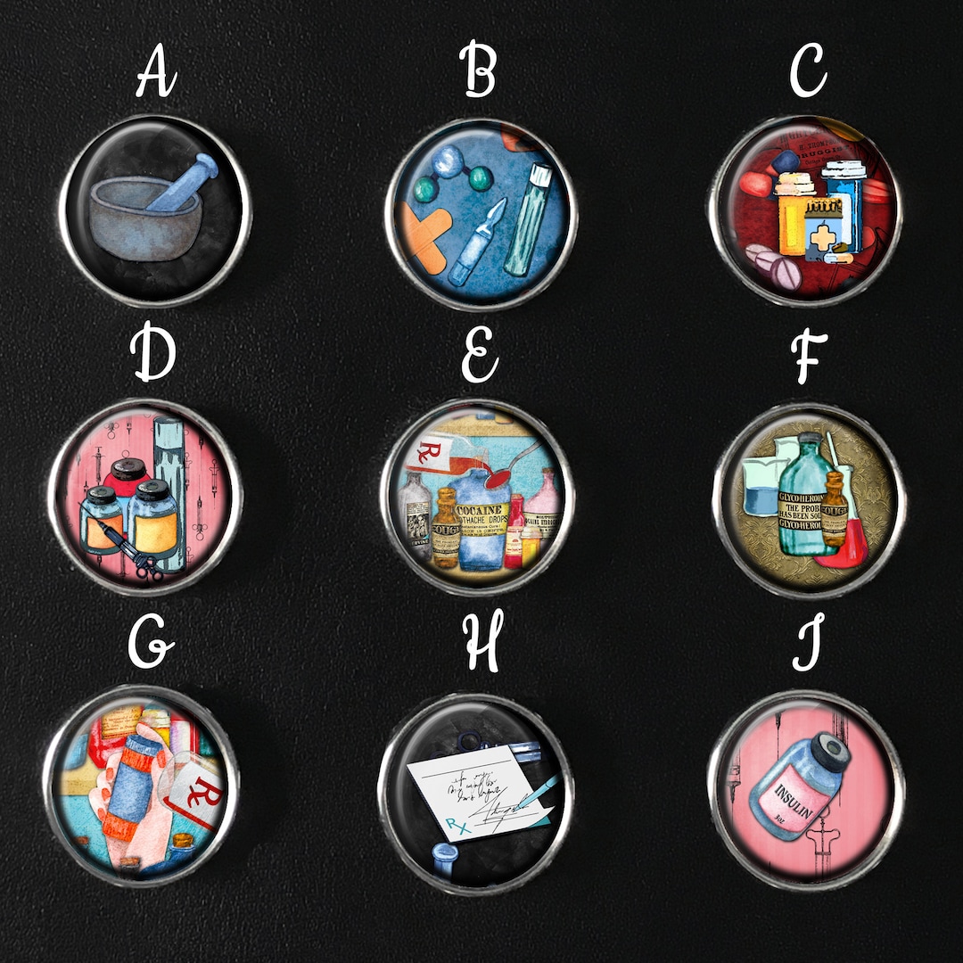 Pharmacy Snap Button Pharmacist Snap Image Medicine Jewelry - Etsy