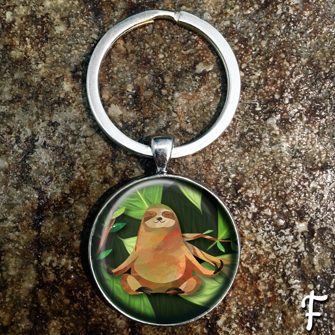 Sloth Key Ring Sloth Mom Key Ring Sloth Life Key Ring - Etsy