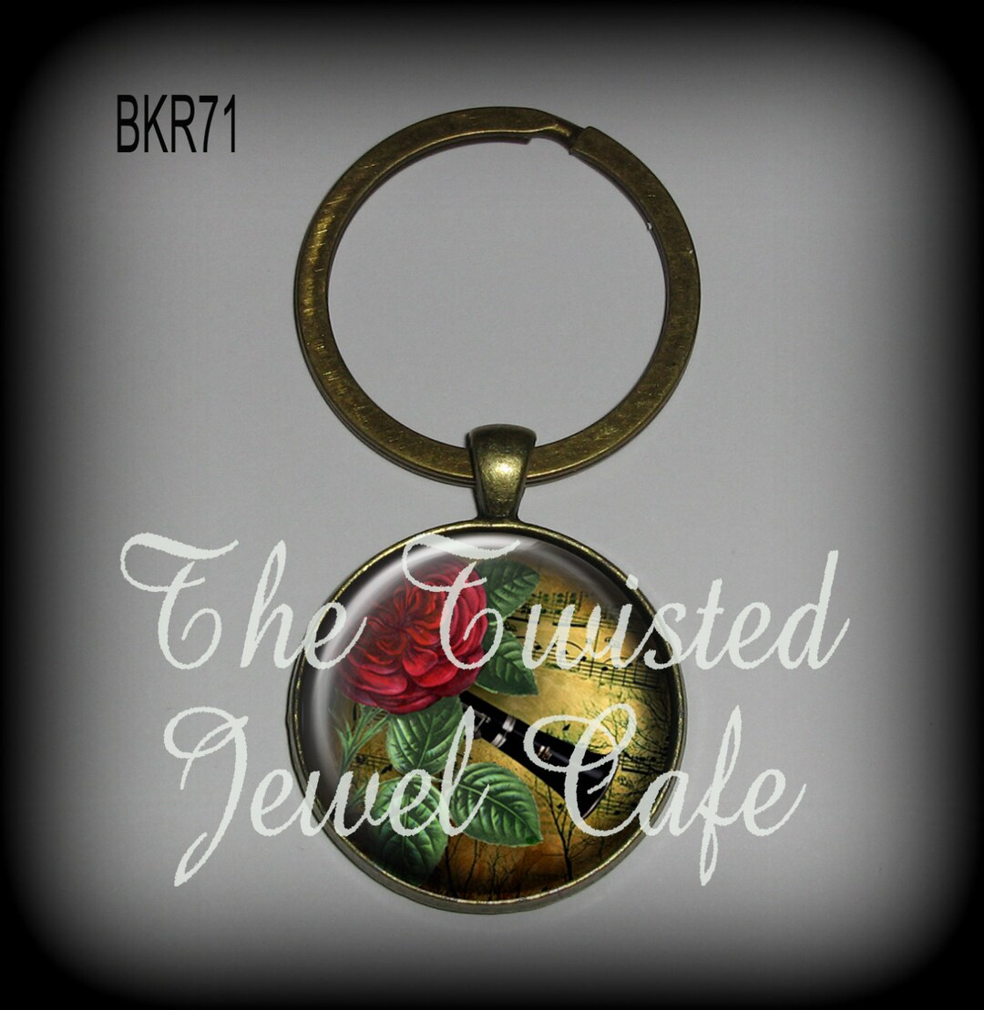Clarinet Key Ring Cello Key Ring Violin Key Ring Musical Instrument Key ...