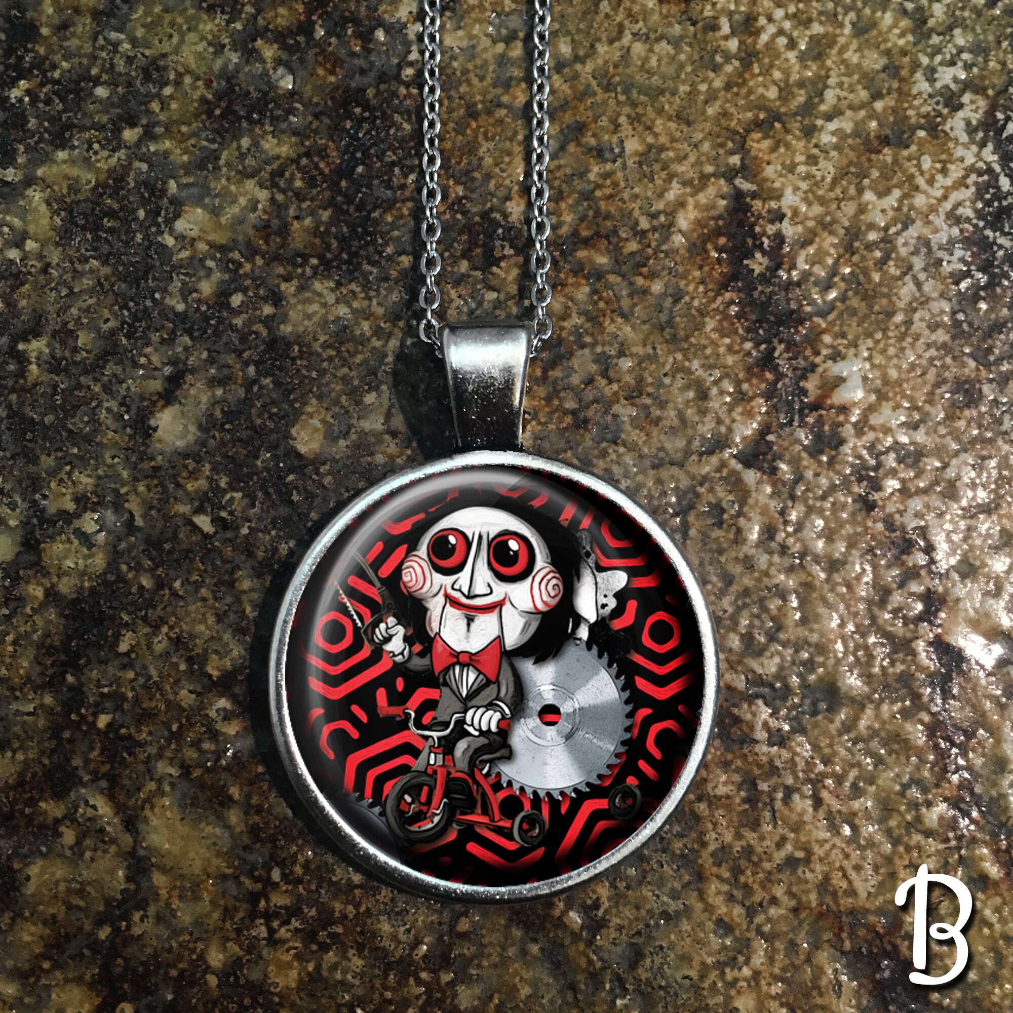Horror Necklace, Chucky Necklace, Halloween Necklace, Jason Necklace ...