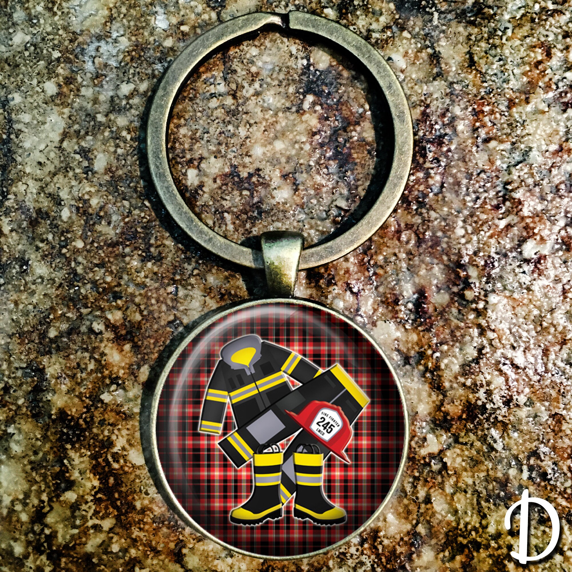 Firefighter Key Ring Fire Department Key Ring Fireman Key - Etsy UK