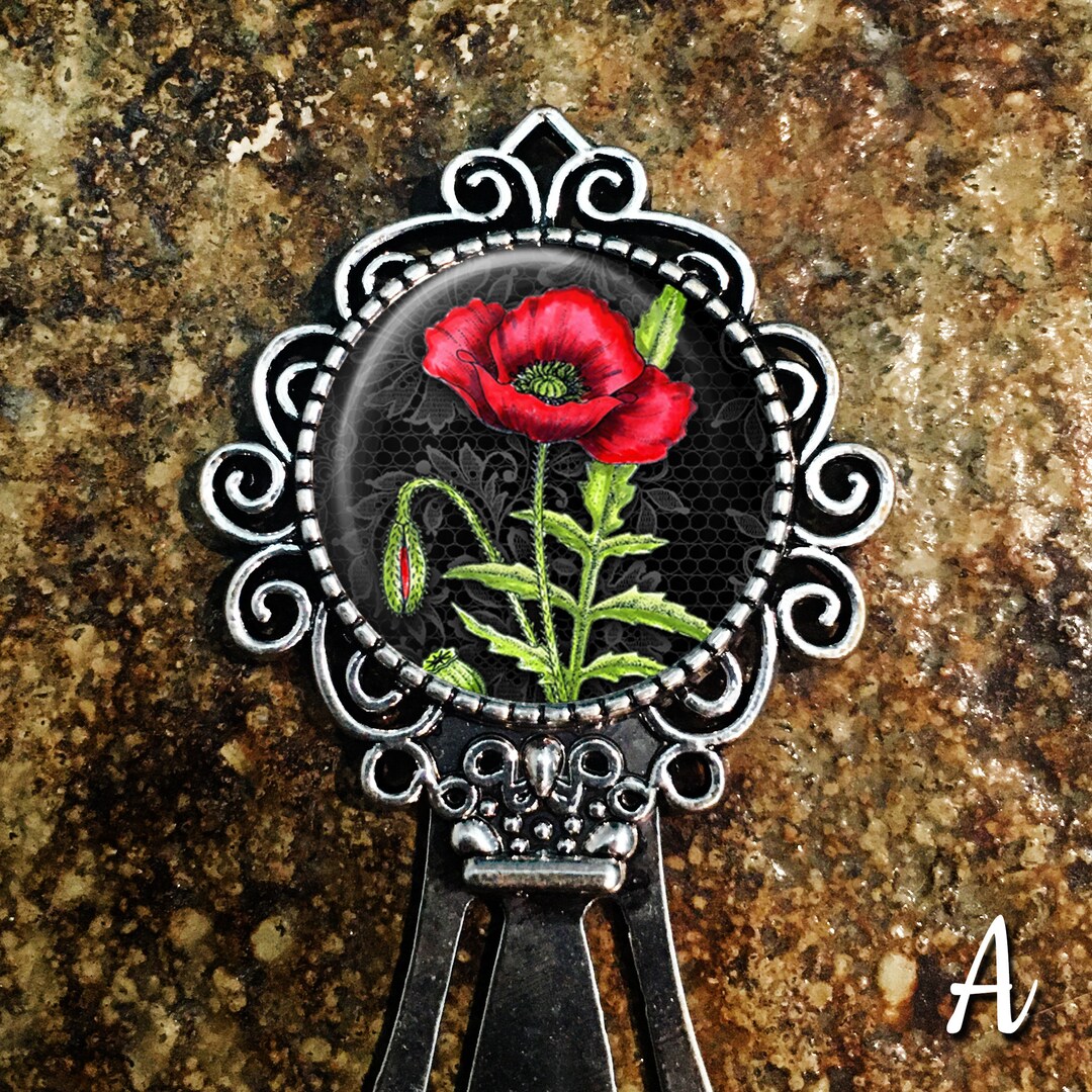 Poppies Bookmark, Poppy Bookmark, Flower Bookmark, Remembrance Day ...