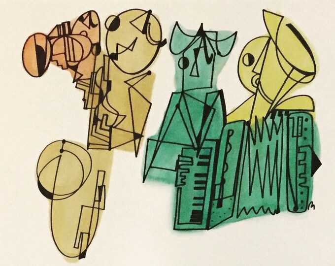 They're Called Johnny Cakes 11 X 14 Ink and Watercolor Piece - Etsy