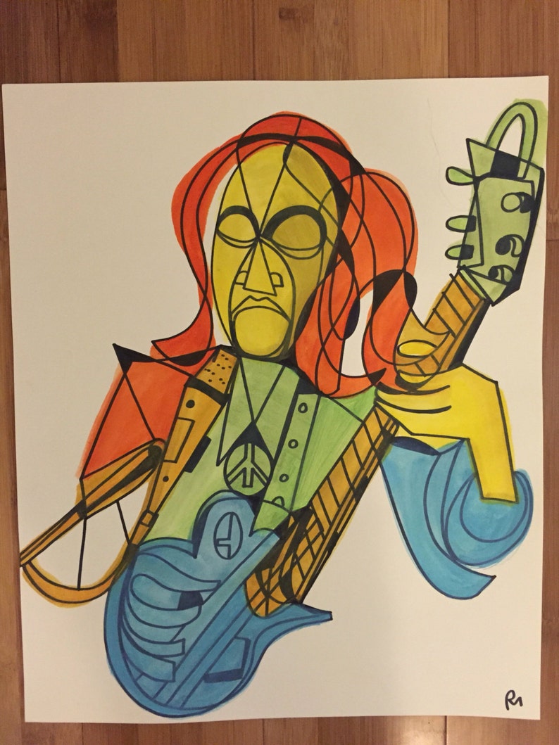 Bravo Lima Uniform Echo Sierra: ink and watercolor piece 18 | Etsy