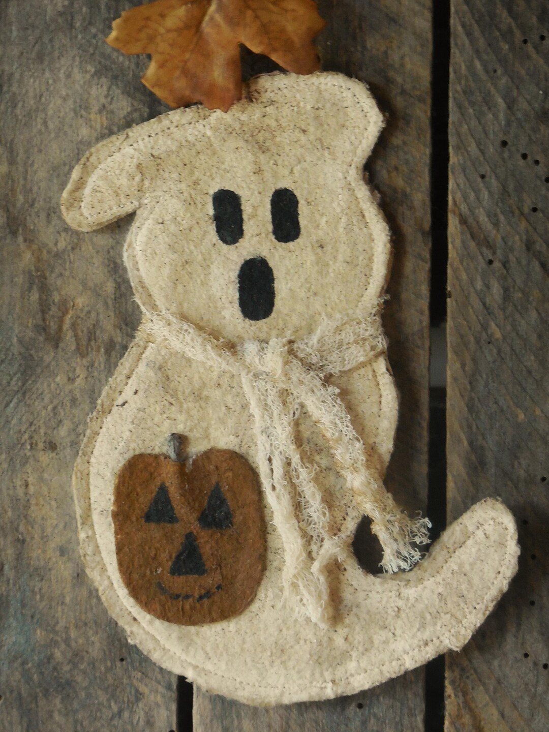 Primitive Grungy Flattie Ghost Hanager ~ Primitive Fall ~ Farmhouse ...