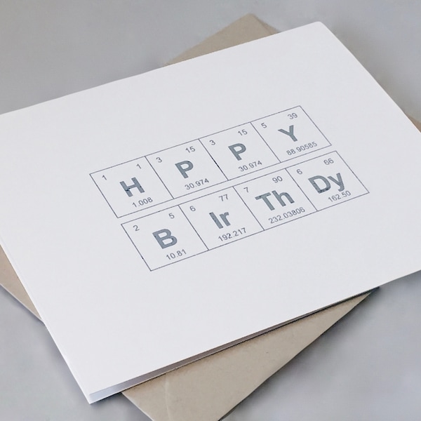 Professor Birthday Card - Etsy