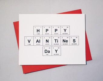 Thank You Chemistry Card Set Periodic Table of the Elements | Etsy