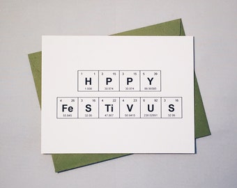 Thank You Chemistry Card Set Periodic Table of the Elements | Etsy