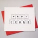 Periodic Table Happy Holidays Christmas Card, Sentimental Elements ...