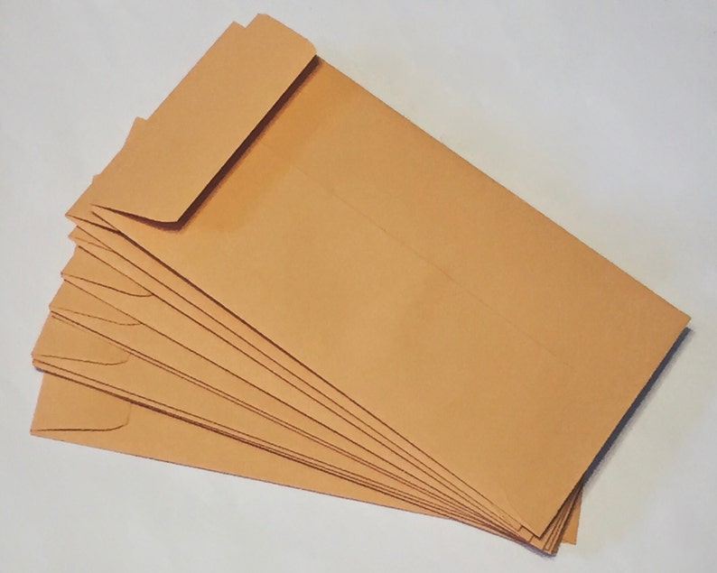 Kraft Coin Envelope 3 1/2 X 6 1/2 No.7 Size set - Etsy Australia
