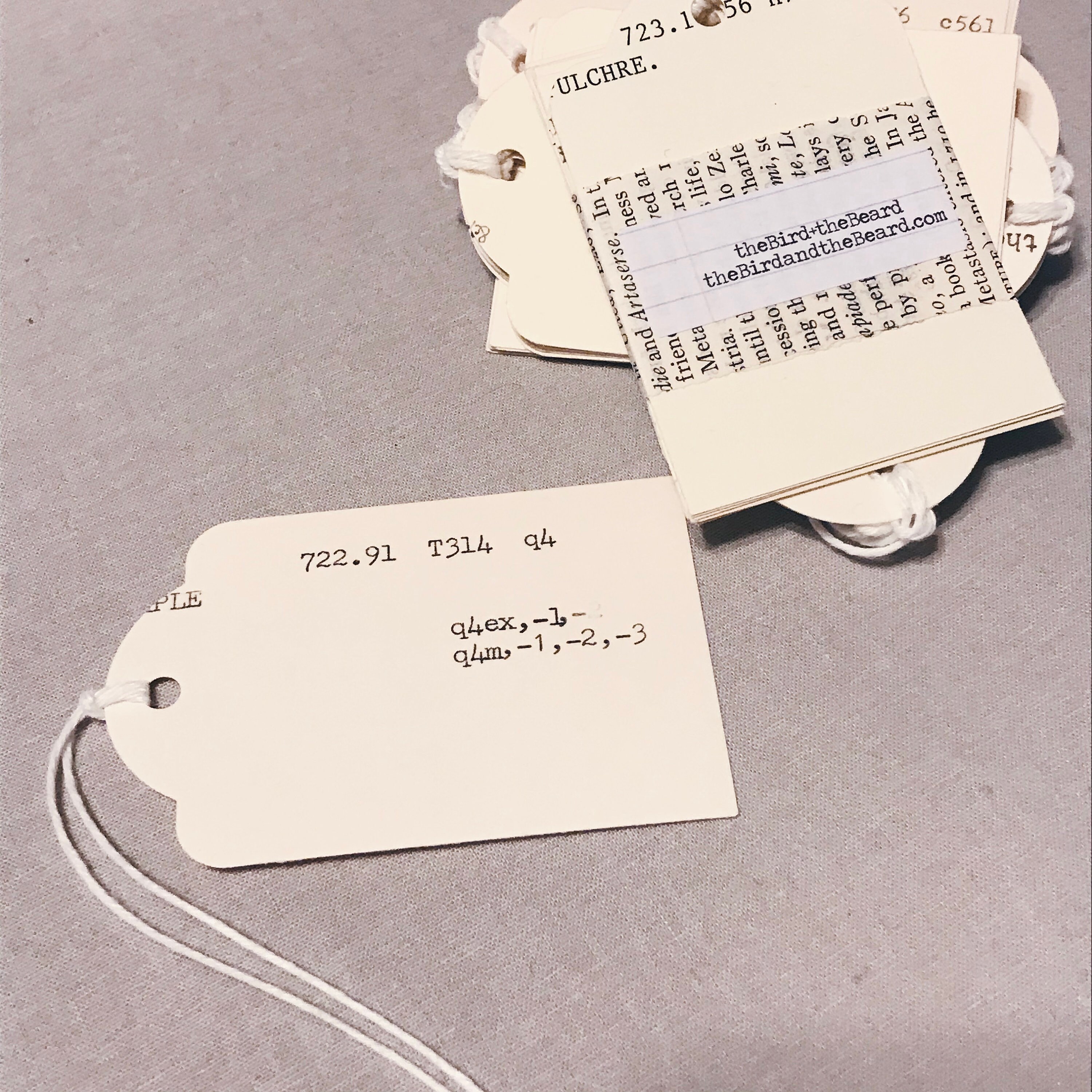 Card Catalog Gift Tags, Library Gift Wrap, Literary Wedding Favor Tags ...