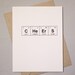 Congratulations Grad Science Greeting Card Periodic Table of - Etsy