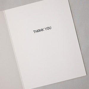 Binary Code Thank You Card / Thank You Card for Computer Programmers ...