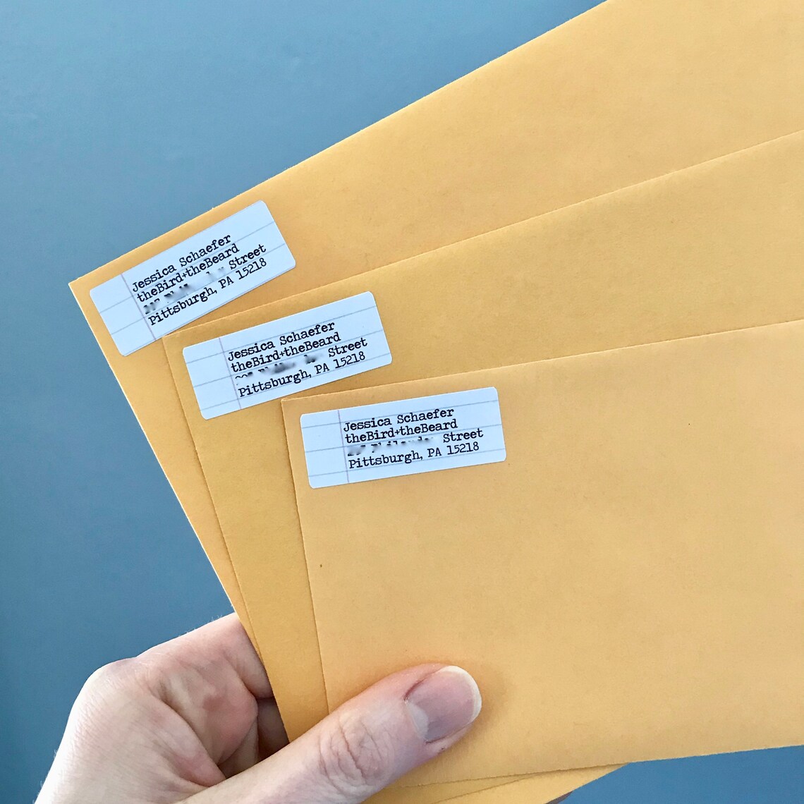 60 Notebook Paper Return Address Labels 2/3 X 1-3/4 / | Etsy