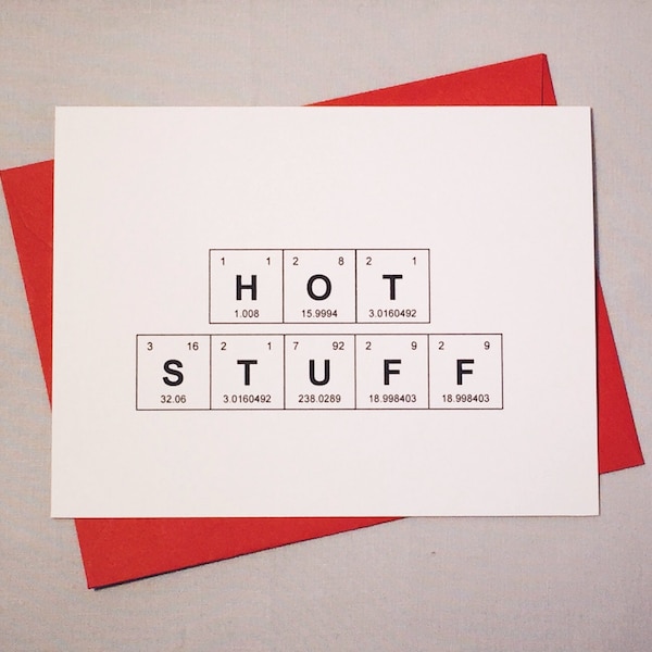 I Love You Periodic Table - Etsy