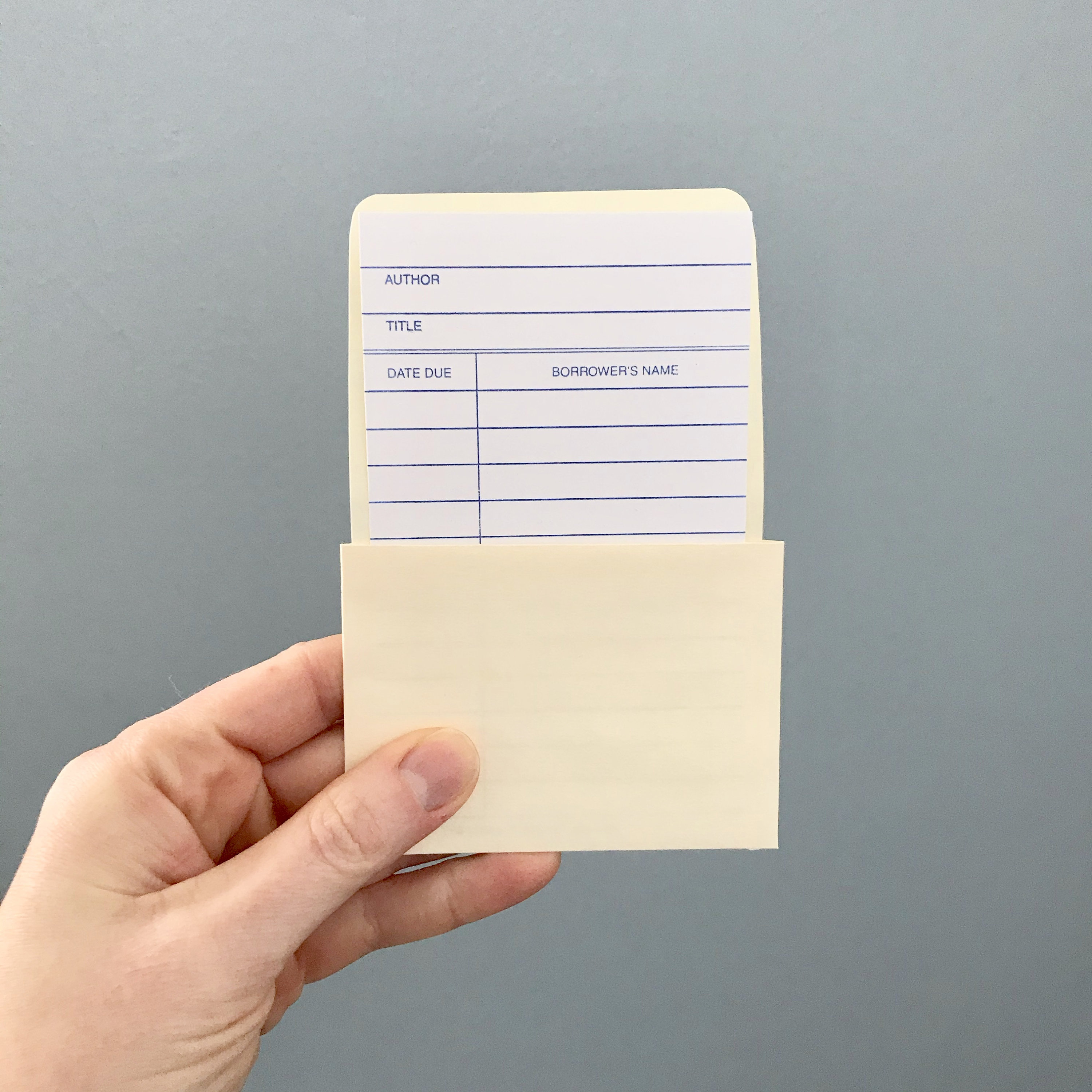 Library Card Date Due Slips/checkout Out Cards With Library | Etsy