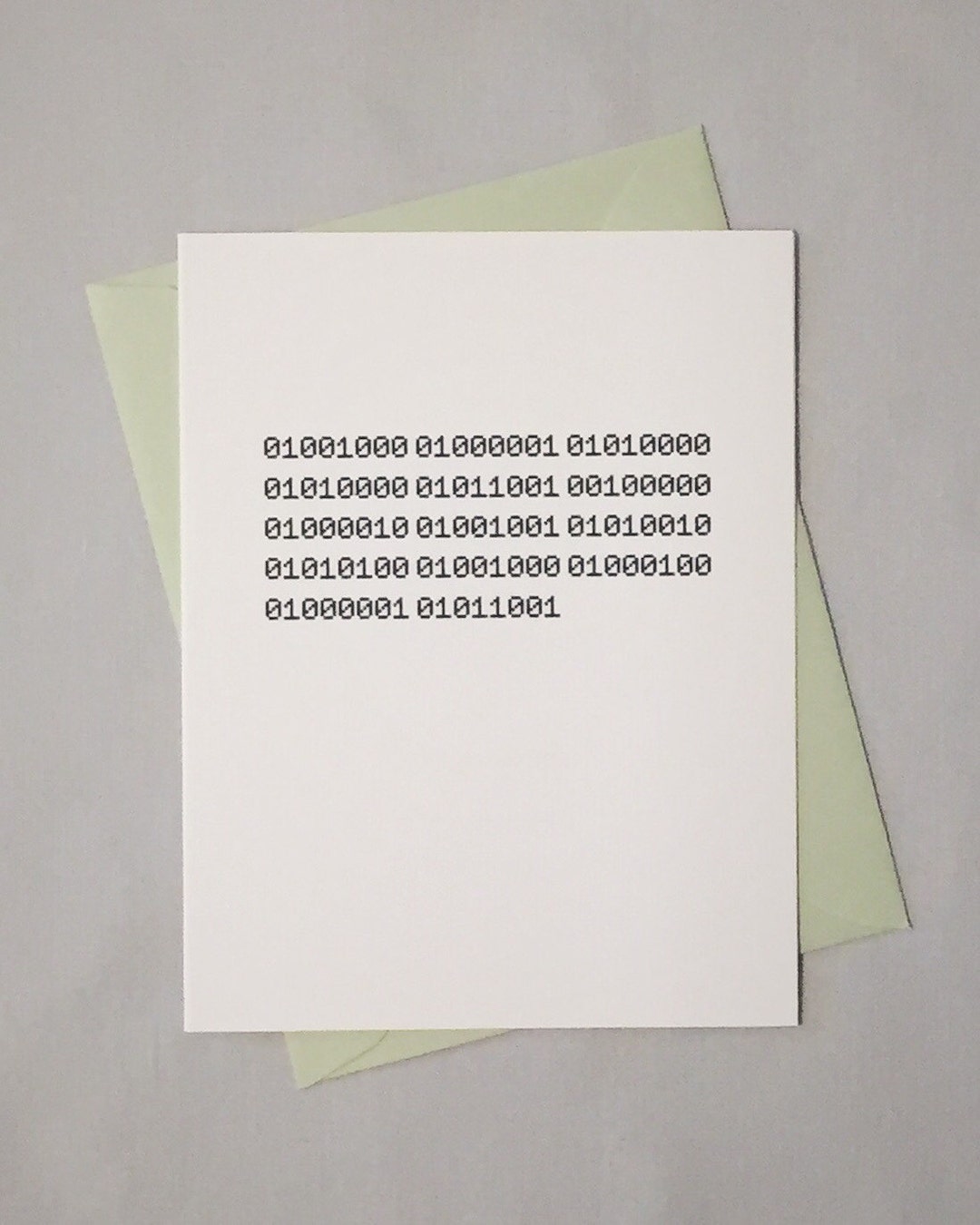Binary Birthday Card / Binary Code / Happy Birthday Card for Geeks, Computer Nerds, Programmers ...