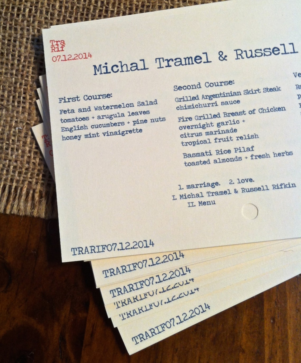 Library Wedding Catalog Card Menu Cards set of 25 - Etsy