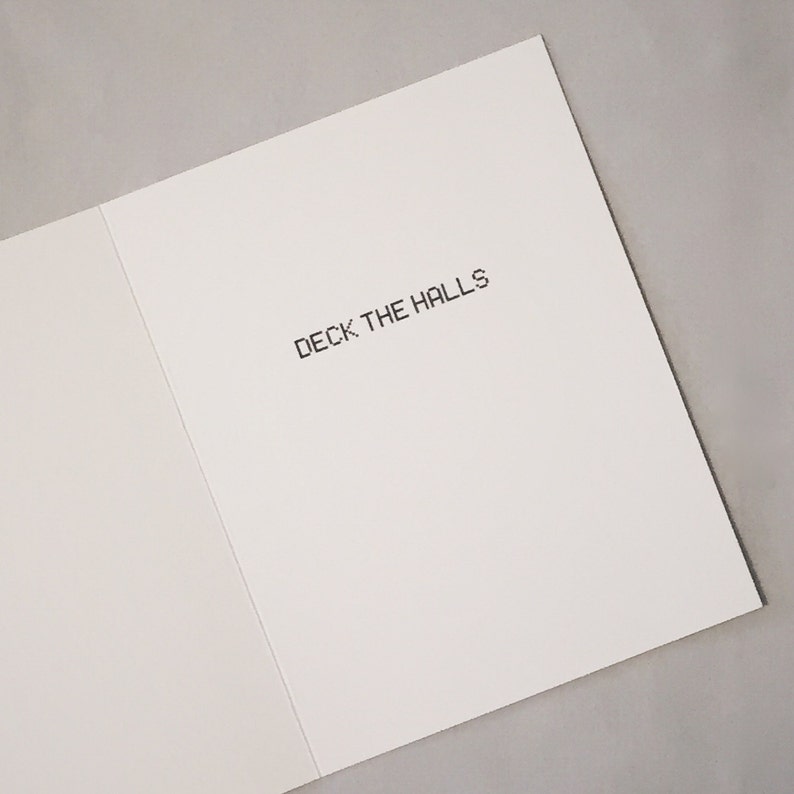 Nerdy Christmas Card BASIC Computer Programming Language / - Etsy