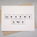 Graduation Congratulations Periodic Table of the Elements "congrats ...