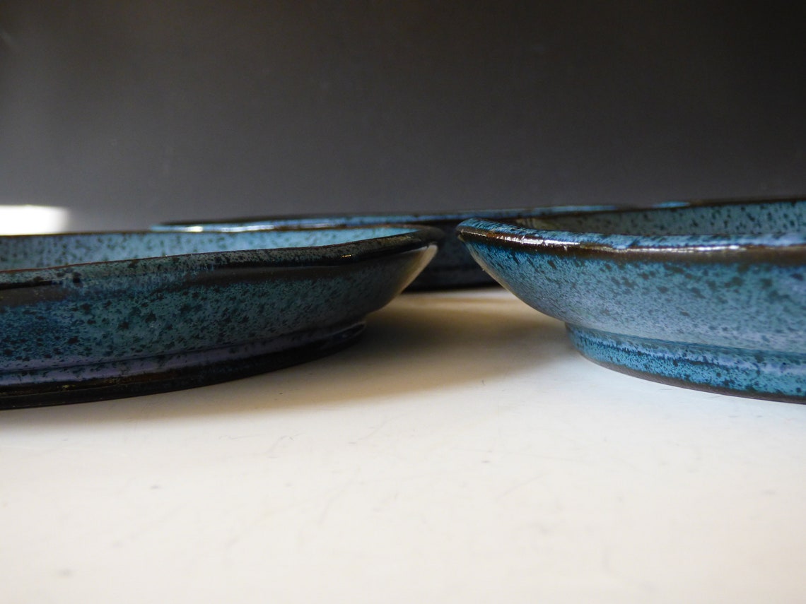 8 1/2" Blue Green Plate - Etsy