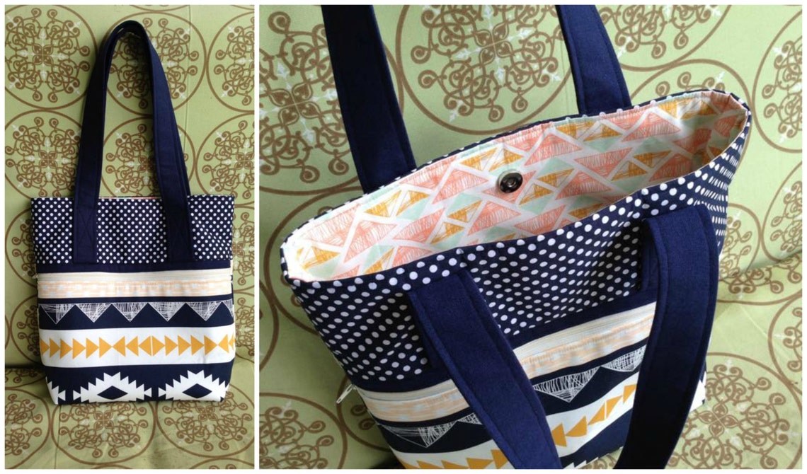 The Everyday Tote Bag PDF Sewing Pattern Instant Download - Etsy