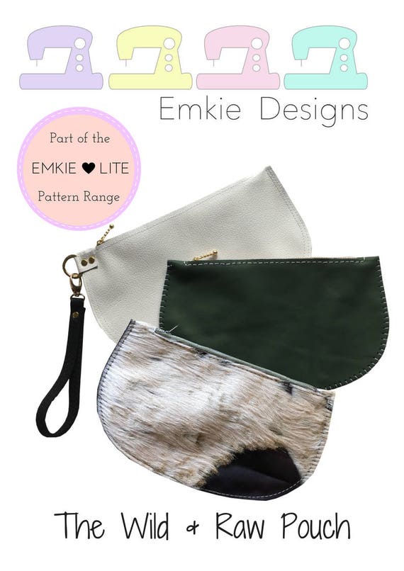 The Wild & Raw Pouch PDF Sewing Pattern Instant download | Etsy