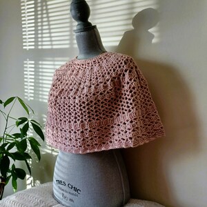 DANDELION FIELD CAPELET / Crochet Short Cape / Cropped Cape / Crochet ...