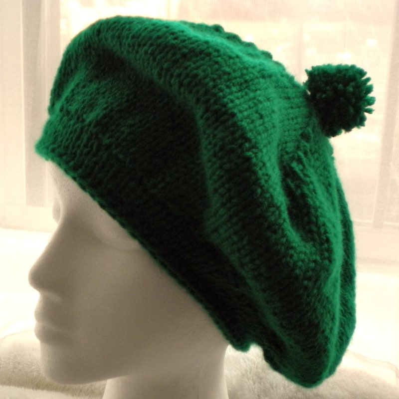 Knitted Tam Hat - Etsy