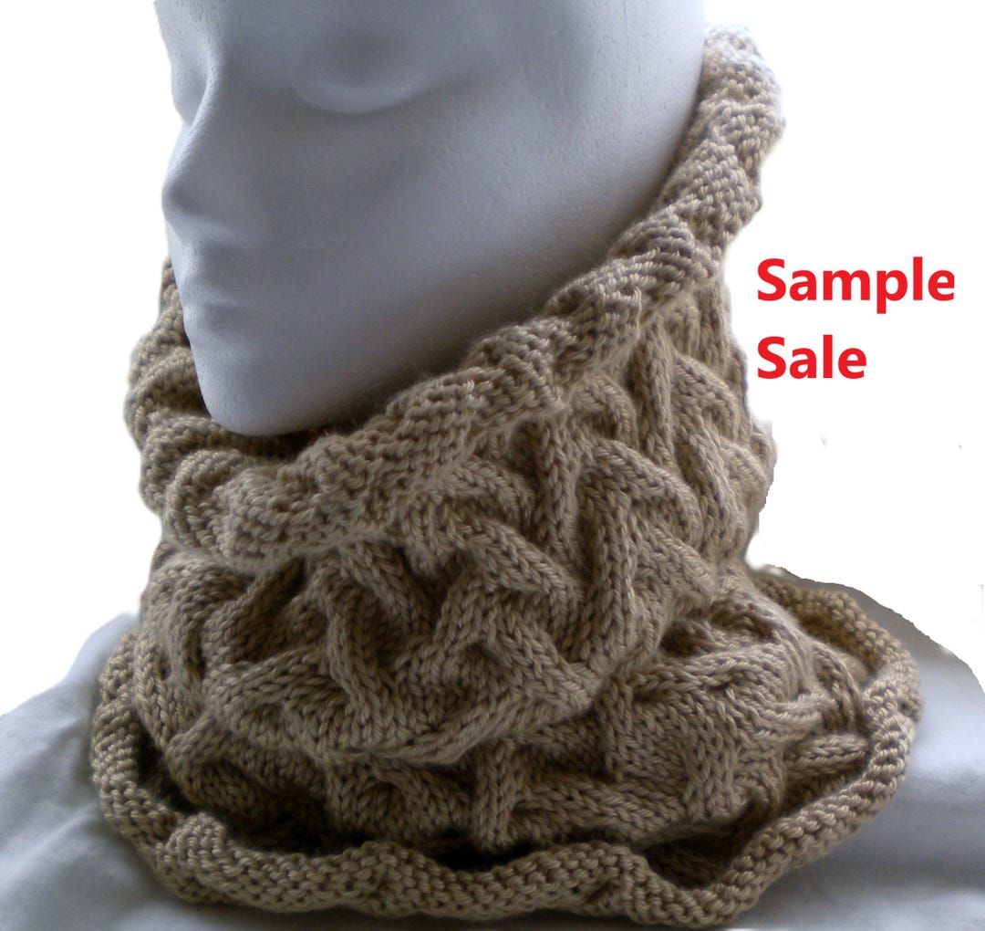 Wavy Cable Cowl Hood / Knit Cable Cowl Hood / Knit Cowl / Knit Hood ...