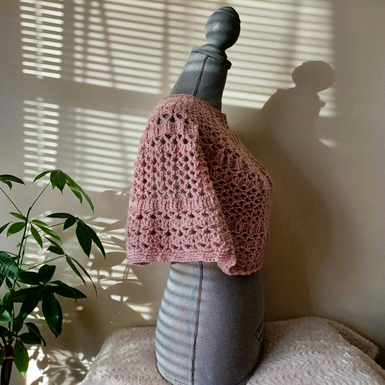 DANDELION FIELD CAPELET / Crochet Short Cape / Cropped Cape / Crochet ...