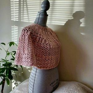 DANDELION FIELD CAPELET / Crochet Short Cape / Cropped Cape / Crochet ...