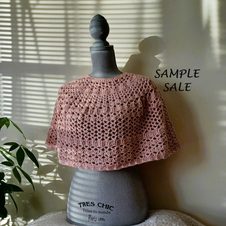 DANDELION FIELD CAPELET / Crochet Short Cape / Cropped Cape / Crochet ...