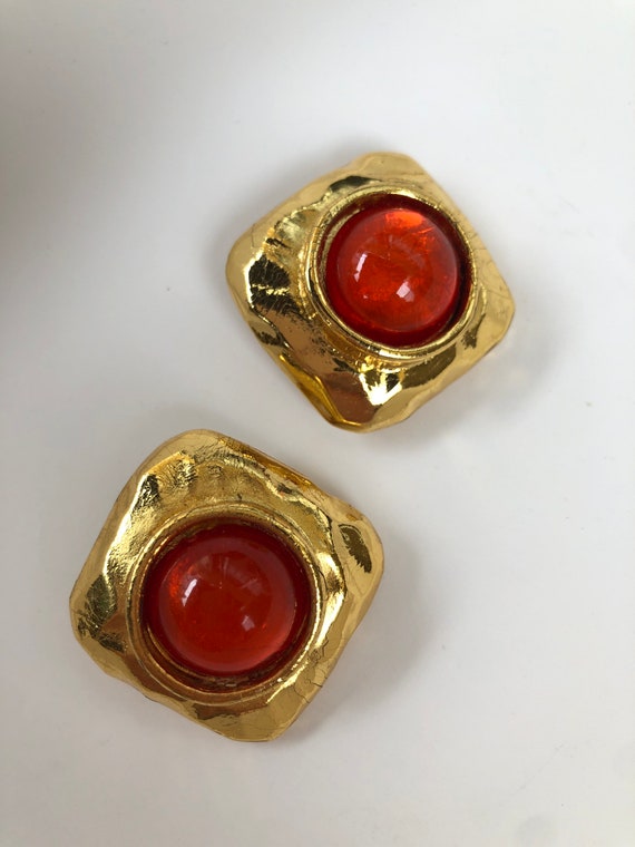 Edouard Rambaud Paris 1990's- Large diamond shape gol… - Gem